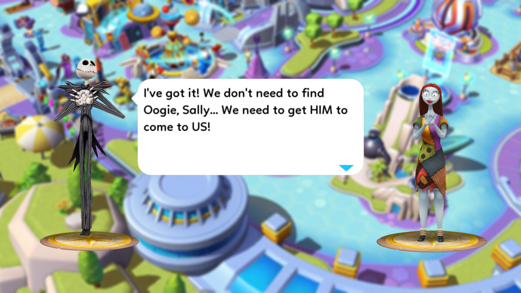 Disney Magic Kingdoms -Fighting and Unlocking Oogie