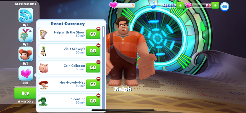 Welcoming Ralph and Calhoun Guide – Disney Magic Kingdoms